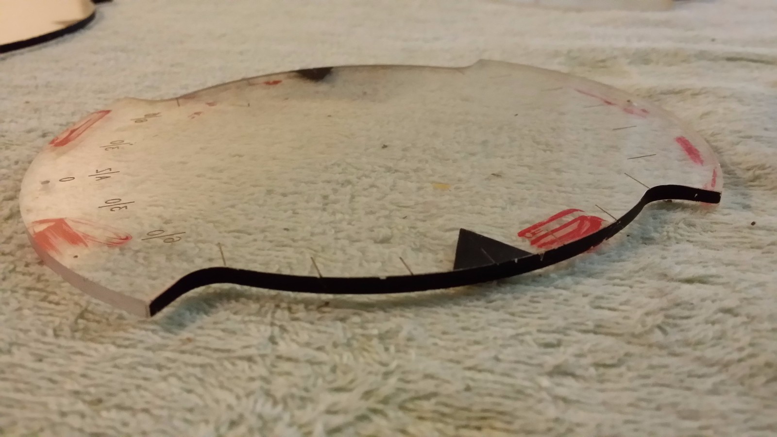 5 Vintage Clear Plexiglass Radio Dial Guage Covers Lenses Ham Amateur ...