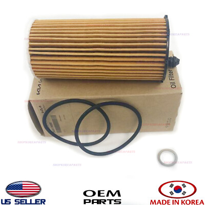 Genuine Engine Oil Filter OEM Filter GENESIS GV70 G80 GV80 3.5L 2021 ...