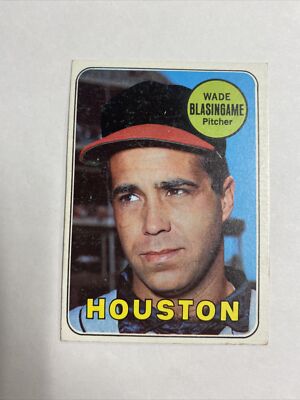 1969 Topps Baseball Wade Blasingame Houston Astros Card #308 | eBay