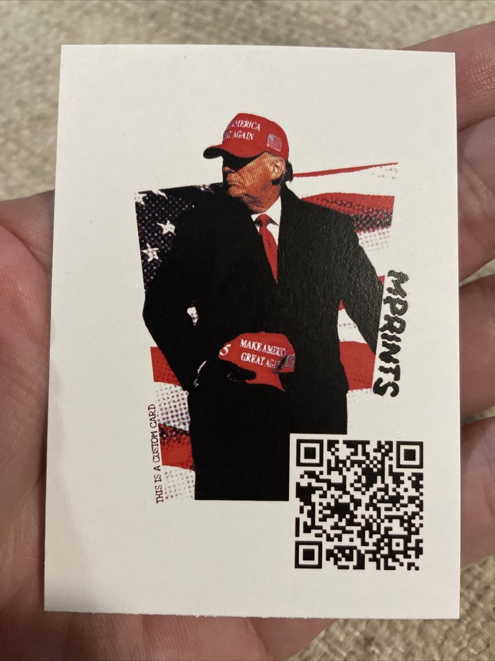 ‘52 Design Donald Trump Trading Card Art Print Trading Card - by ...