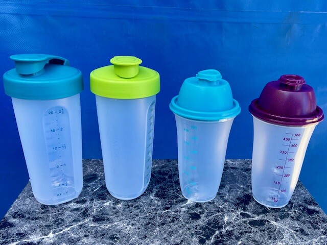 Tupperware Shaker Bottle Tupperware Quick Shake 500ml (Red)