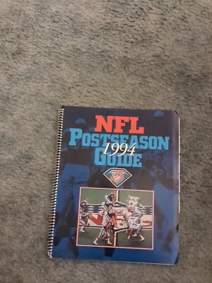 NFL 1994 Postseason Football Media Guide | eBay