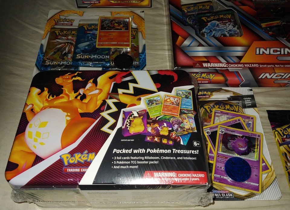 🎅CHRISTMAS SALE Pokemon Incineroar GX Premium Collection Box 4 ...