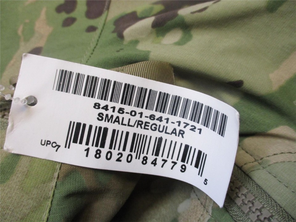 NEW GEN III ARMY OCP SCORPION WIND JACKET LEVEL 4 SMALL/REGULAR COLD ...