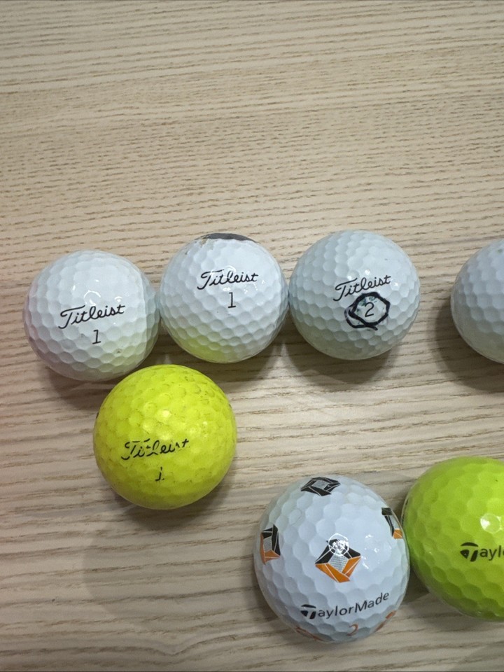 Golf Balls Mixed Brands Titleist, Callaway, Bridgestone 32 Balls, See ...