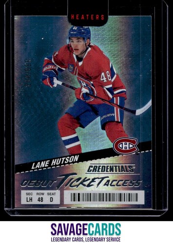 2024-25 UD Credentials Debut Ticket Access Lane Hutson RC /999 #126 ...