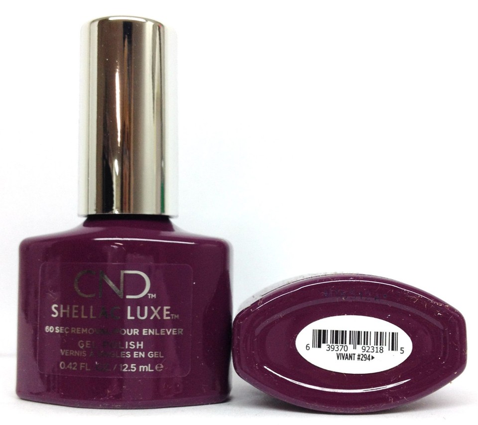 CND SHELLAC LUXE .42oz/12.5ml - 65 Colors, 15 Exclusive, 1 Top - Pick ...