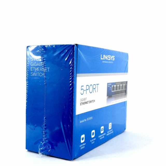 Linksys SE3005 V2 5-port Gigabit Ethernet Switch for sale online | eBay