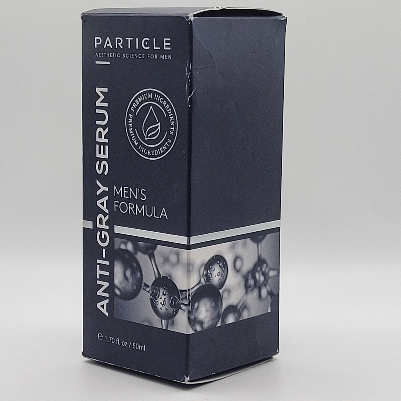Particle Men's Formula ANTI-GRAY SERUM 1.7 oz Gradually Darkens Gray ...