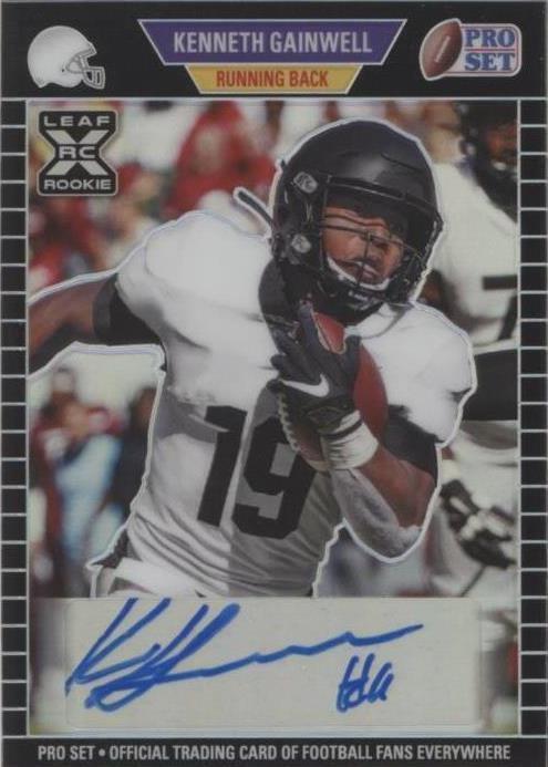2021 Leaf Pro Set Metal - 1989 Autographs Kenneth Gainwell #PA-KG1 ...