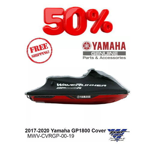 New OEM 2017-2020 GP1800 Waverunner Cover Black/Charcoal MWV-CVRGP-00 ...