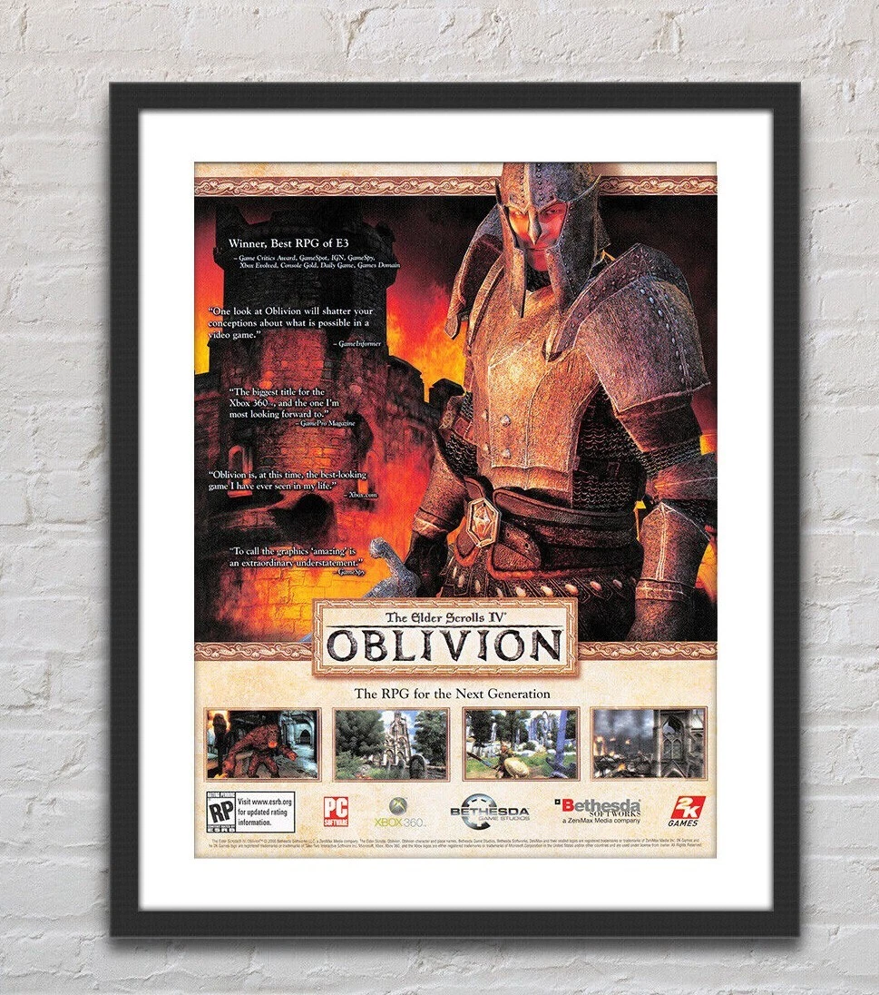 Oblivion Poster Elder Scrolls