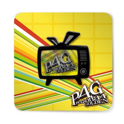 Persona 4 Golden TV Enamel Figure Lenticular Pin - Numbered #/500 Atlus ...