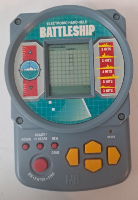 Battleship Electronic Handheld Travel Game 1995 Hasbro works | eBay