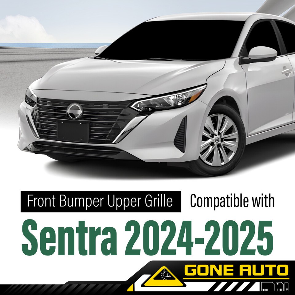 Fit For 2024-2025 Nissan Sentra S SV SR Front Bumper Upper Grille 62310 ...