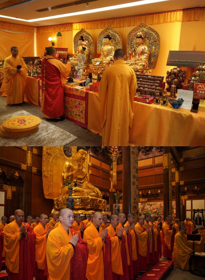 12" Buddhism Bronze/gilt Guru Padmasambhava Rinpoche Orgyen menla ...