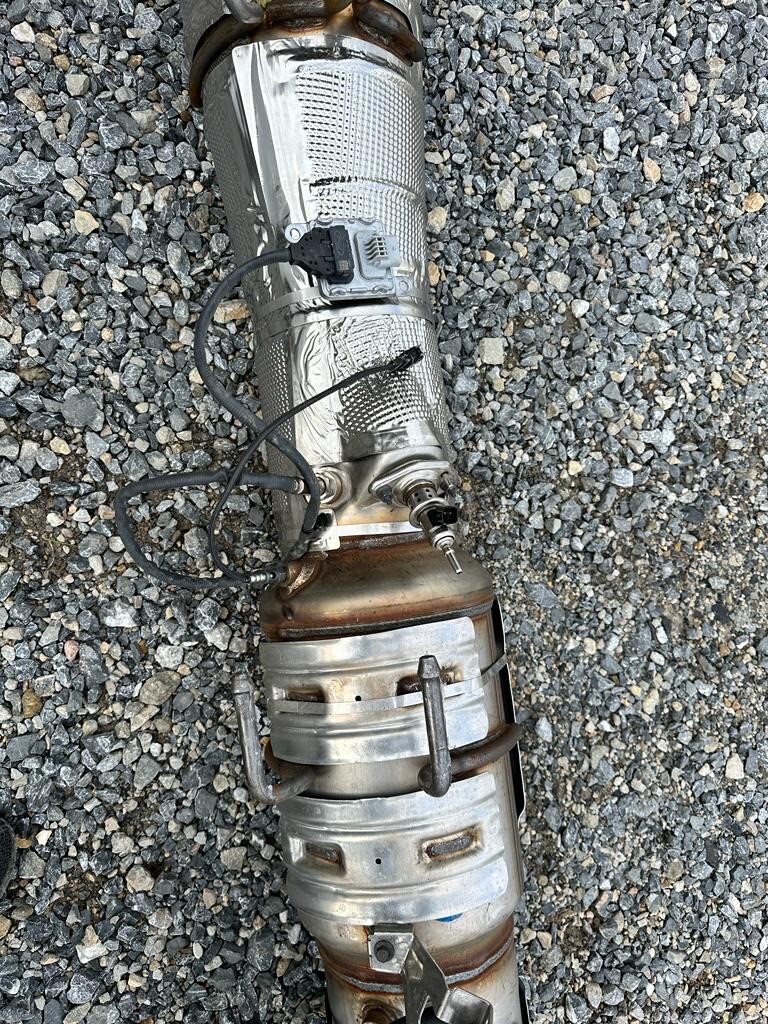2022 Ford F550 F250 F350 F450 6.7L OEM 4X4 DPF exhaust complete with ...