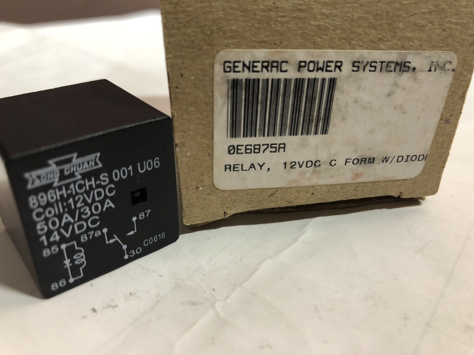 Generac OE6875A Relay 12VDC C Form W/Diode BRAND NEW OEM | eBay