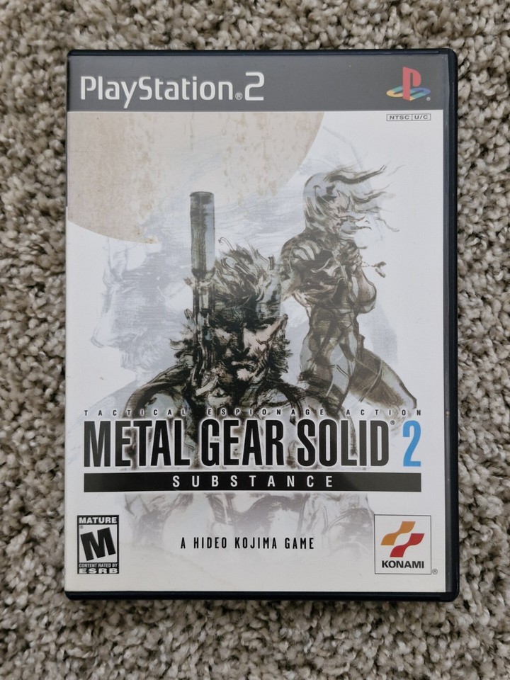 MINT DISC Metal Gear Solid 2 Substance 1st Print PS2 PlayStation 2 Sony ...
