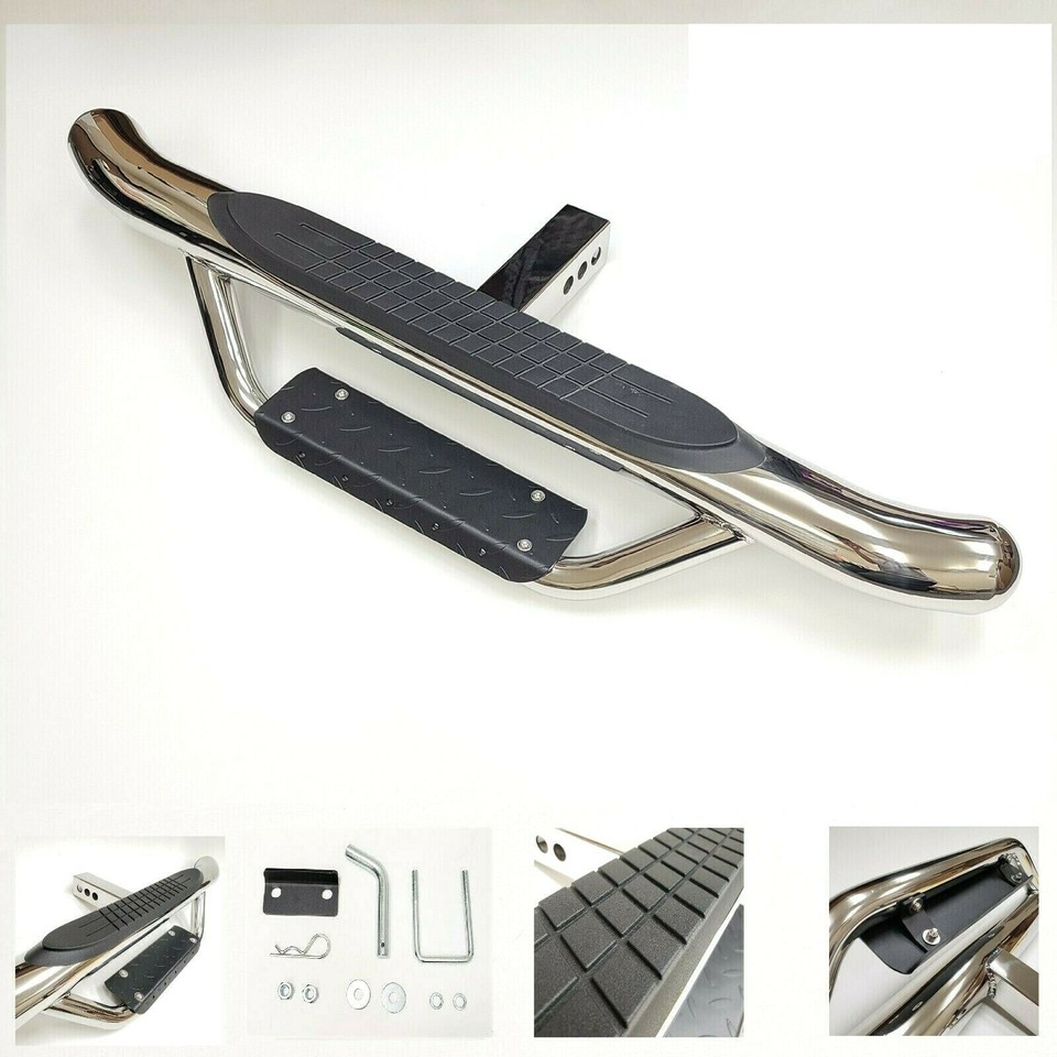 For 2" Receiver Truck Heavy Duty Steel Tow Hitch Step Bar Guard Drop ...