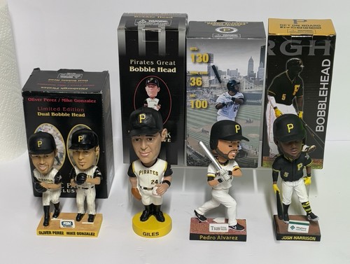 Pittsburgh Pirates SGA Bobblehead Lot - Set of 4 - Alvarez, Harrison ...