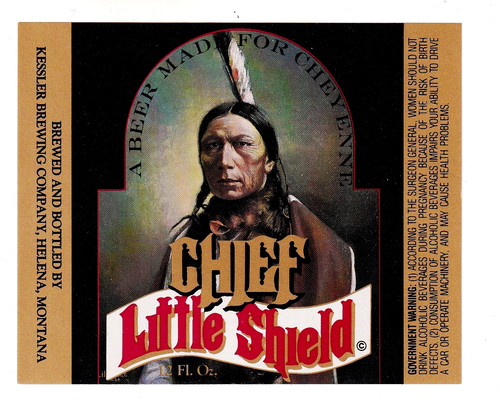MICRO KESSLER BREWING CO, HELENA, MONTANA CHIEF LITTLE SHIELD BEER ...