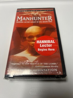 Manhunter (VHS, 2001, Widescreen Directors Cut) Still Sealed Clam Shell ...