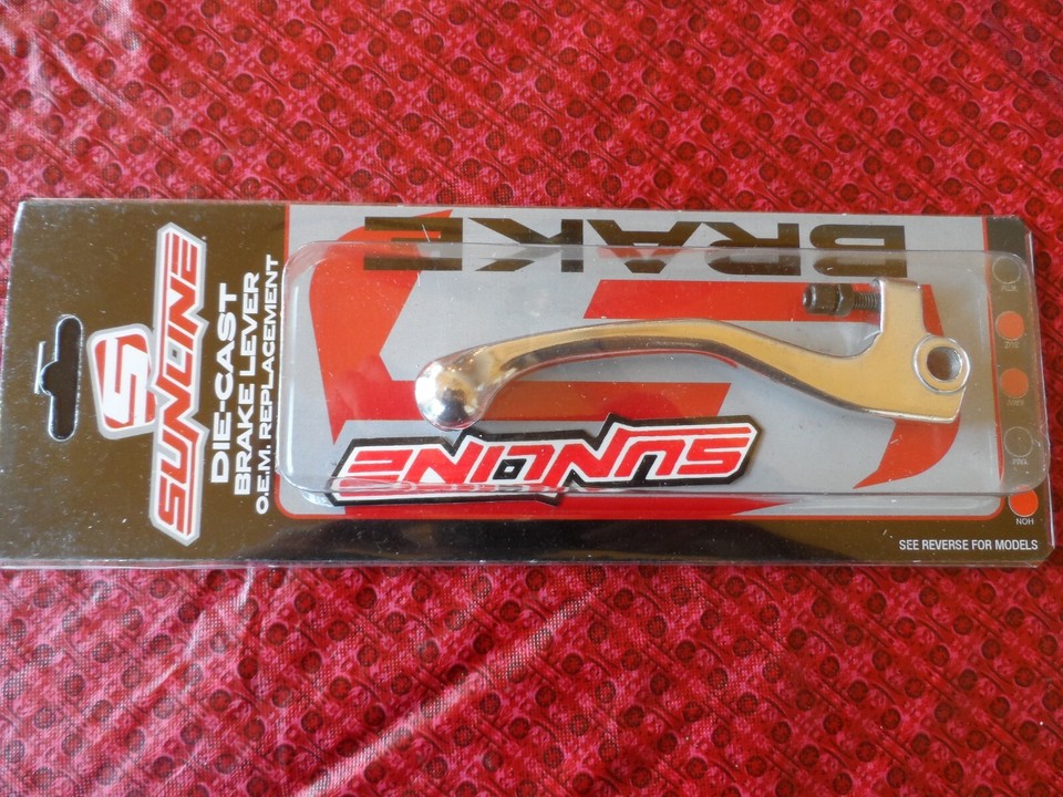 Sunline Forged Brake Lever Honda/Kawasaki/Suzuki/Beta/Gas Gas MX 1993 ...