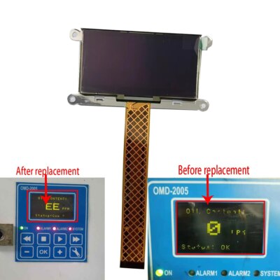 lcd oled display screen For DECKMA OMD-2005 Bilge Alarm Monitor Oil ...