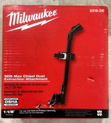 Milwaukee 5318-DE SDS Max Chisel Dust Extraction Attachment | eBay