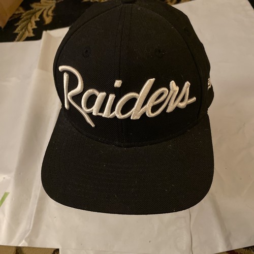 Oakland Raiders Hat Cap Snapback New Era 9fifty NFL Black Script Spell ...