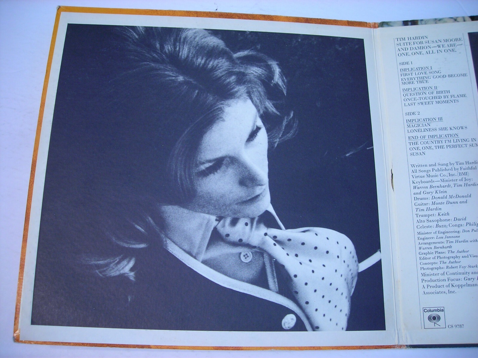 Tim Hardin Suite for Susan Moore and Damion 1969 Stereo LP | eBay