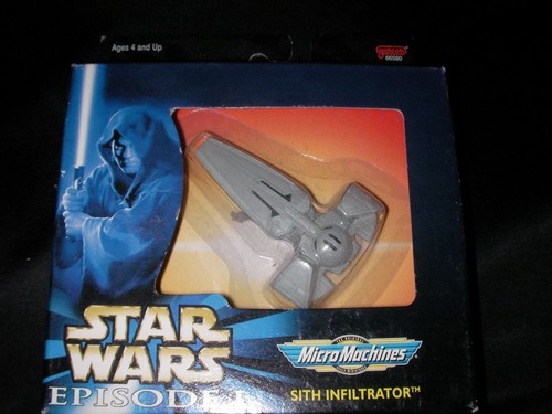 Star Wars EP1 Phantom Menace Micro Machines Sith Infiltrator NIB NIP ...