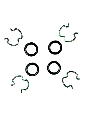 4 Transmission Oil Cooler Line Clips & O-Rings 4L60 4L65E 4L70E 4L80E ...