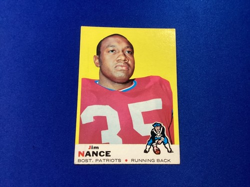 1969 Topps #70 Jim Nance - Boston Patriots | eBay UK