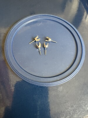 0.25ct14K White gold round stud earring mounting setting push back post ...