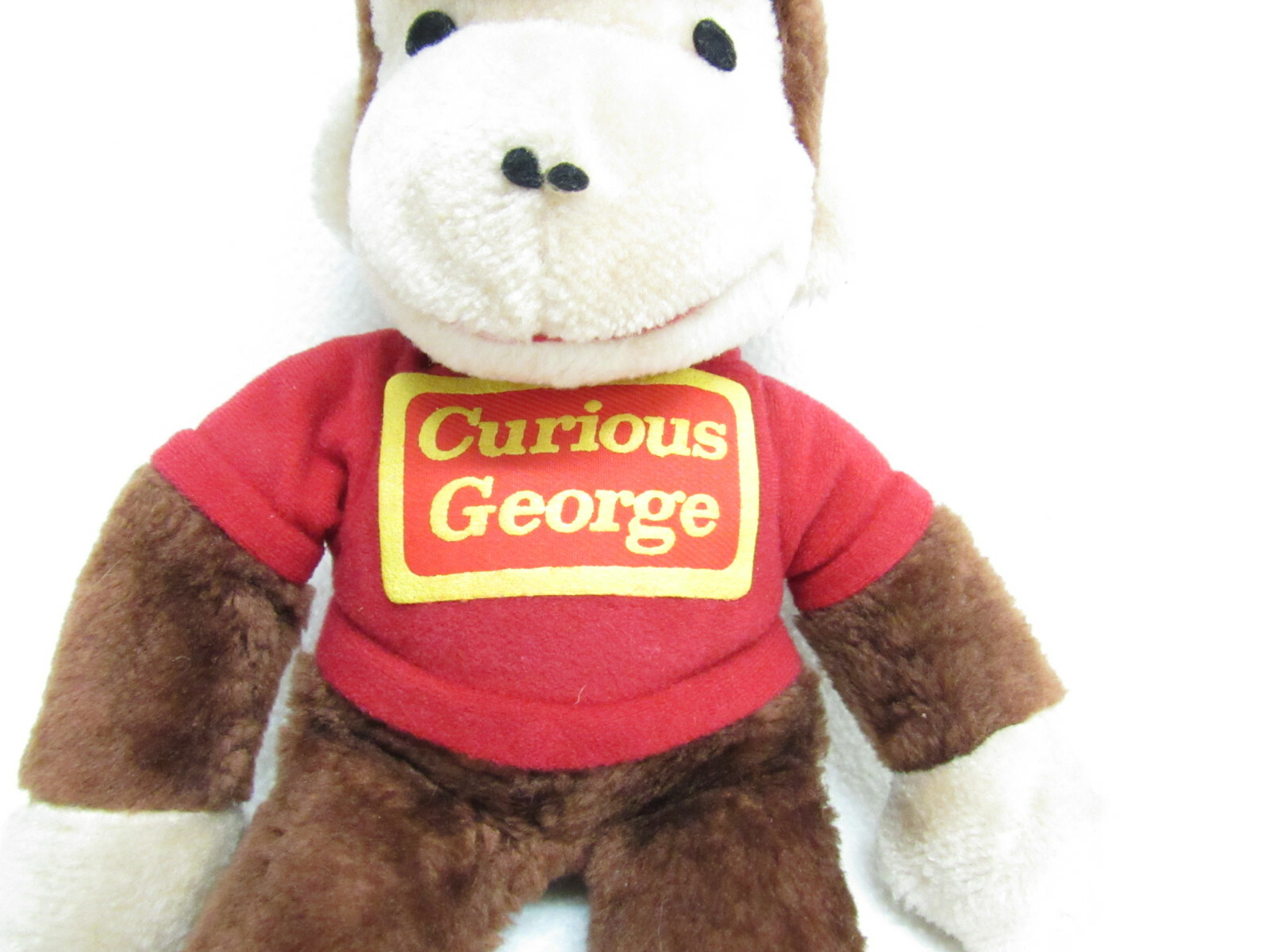 VTG CURIOUS GEORGE KNICKERBOCKER RED SHIRT STUFFED PLUSH | eBay