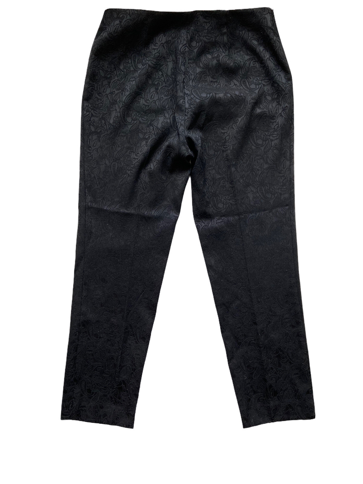 Women’s Lynn Ritchie Black Paisley Print Dress Pants … - Gem