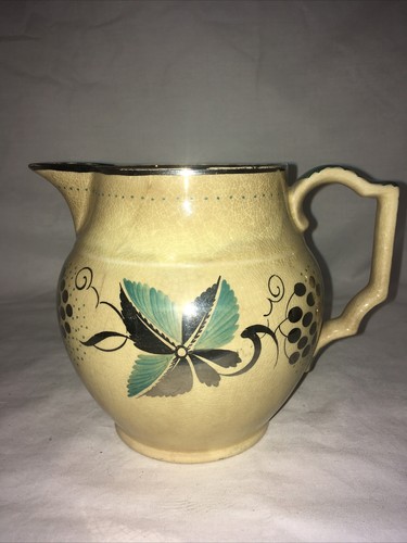 Gray Pottery Hanley England Pitcher | eBay