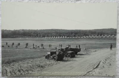 RPPC POSTCARD RIFLE RANGE CAMP GRAYLING MICHIGAN #12 | eBay