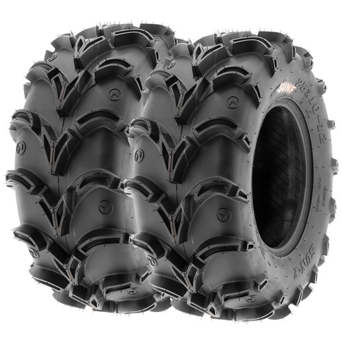 Pair of 2, SunF 28x12-12 28x12x12 Quad ATV UTV Trail & Mud Tires 6 Ply ...