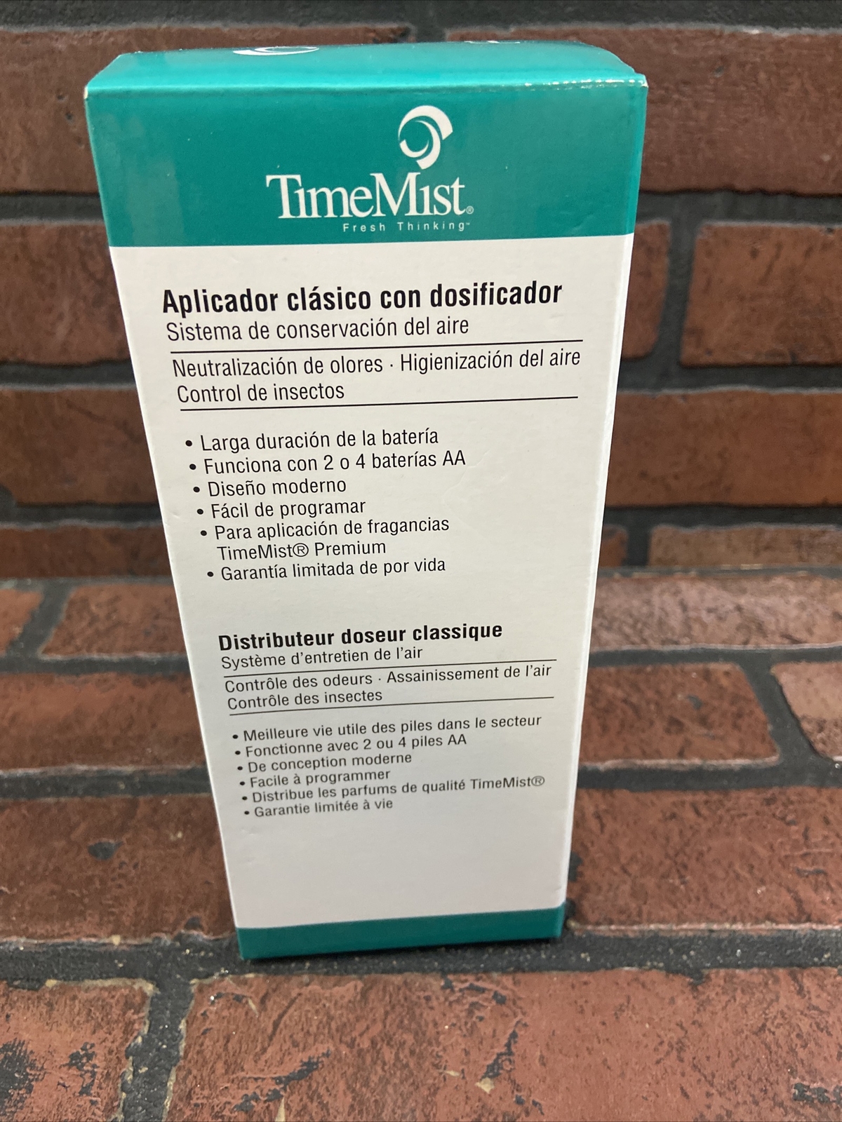 TimeMist Classic Metered Aerosol Fragrance Air Fresh Dispenser White ...