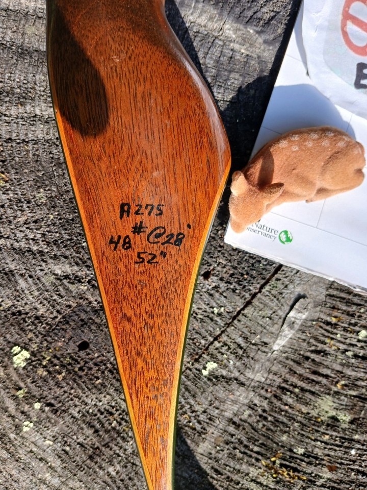 Vintage Black Hawk Archery \Cravotta Bros. Avenger recurve 48# | eBay