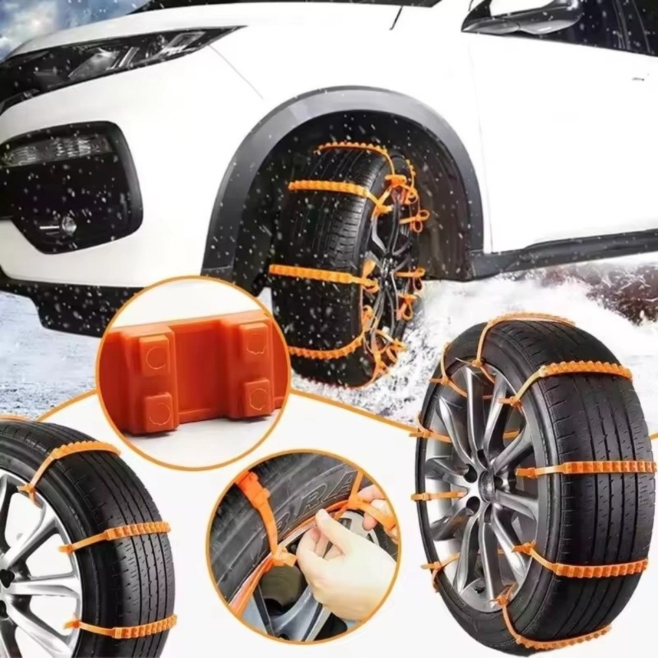 10PCS Tire Chains Car Tire Chains Car Anti-skid Chains Snow Chains for ...