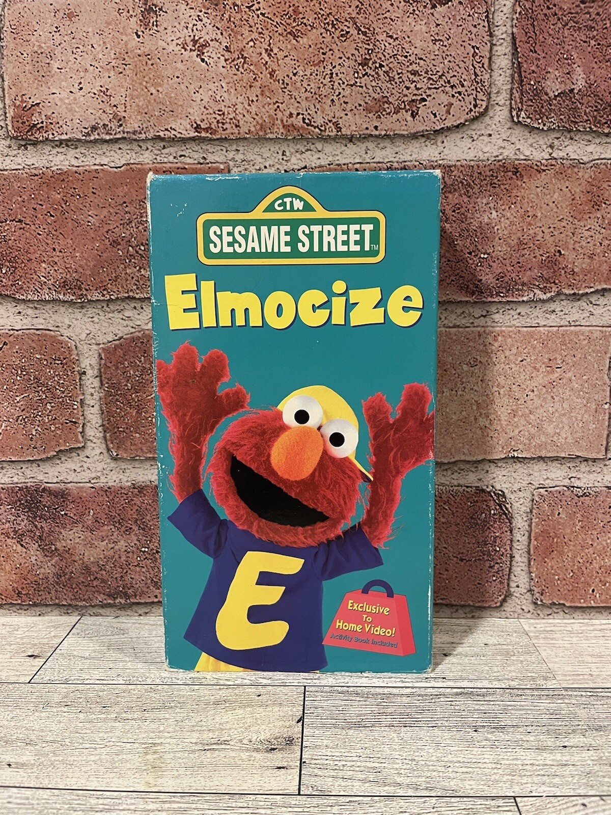 Elmocize VHS 1996 Elmo Kids Video Sesame Street Exercise Workout Movie ...