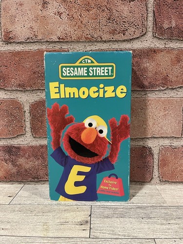 Elmocize VHS 1996 Elmo Kids Video Sesame Street Exercise Workout Movie ...