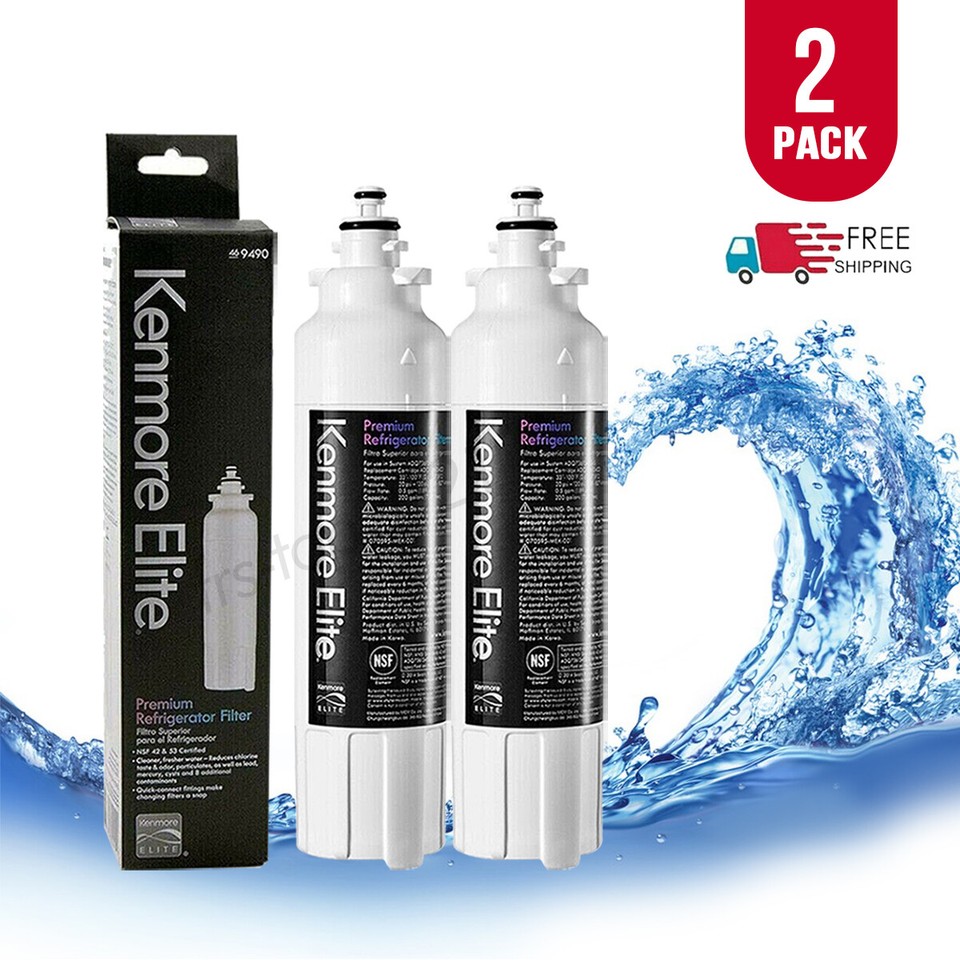 1/2/3/4 Pack Kenmore Elite 9490 469490 Refrigerator Water Filter 46 ...