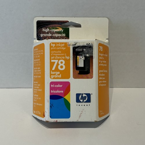 HP 78 LARGE Tri-Color Ink Cartridge HP c6578a Sealed - Exp. 04/2004 | eBay
