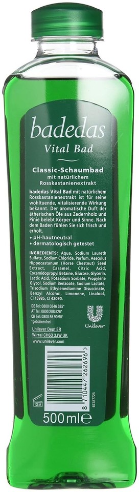 Badedas Vital Bad Classic Bath Additive (500 ml) | eBay