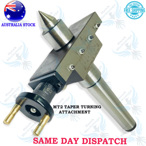 MT2 TAPER TURNING ATTACHMENT NEW MODEL WITH REVOLVING LIVE CENTER | eBay